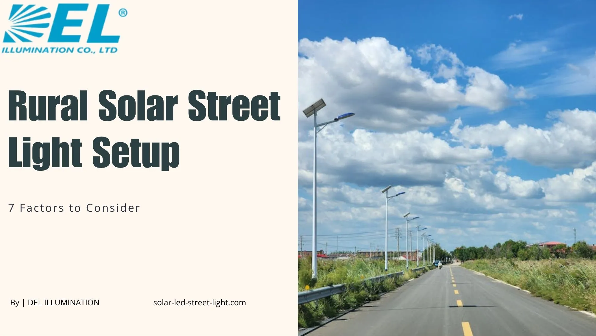 7 Factors to Consider in Rural Solar Street Light Setup