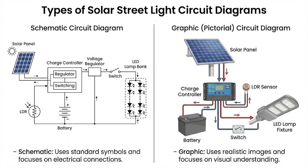 Solar Street Light Circuit Diagram: Complete Guide