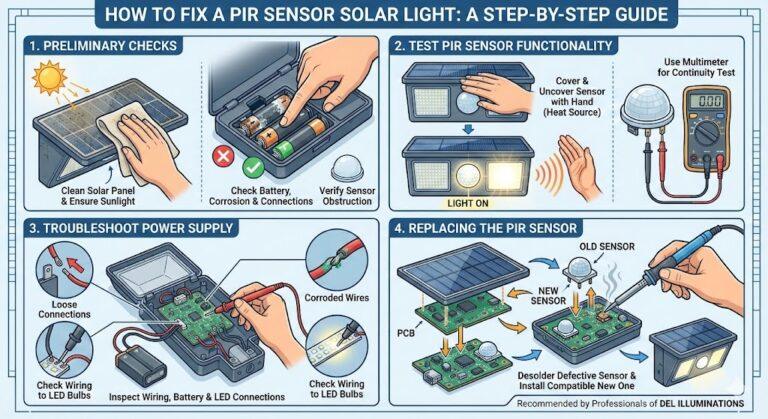 How to Fix a PIR Sensor Solar Light: Ultimate Repair Guide