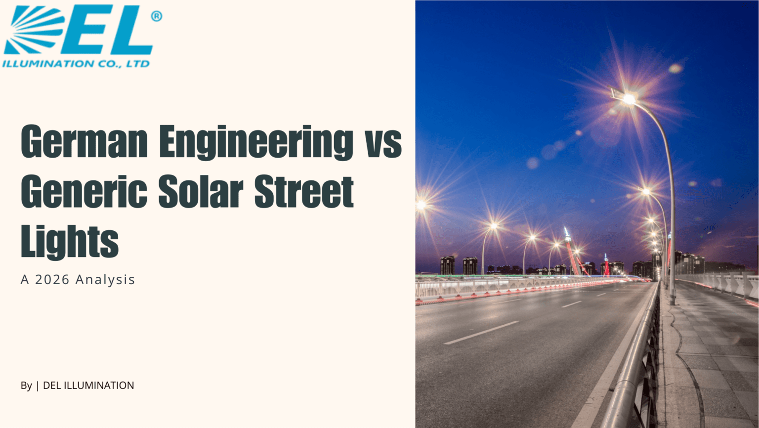 German Engineering vs Generic Solar Street Lights